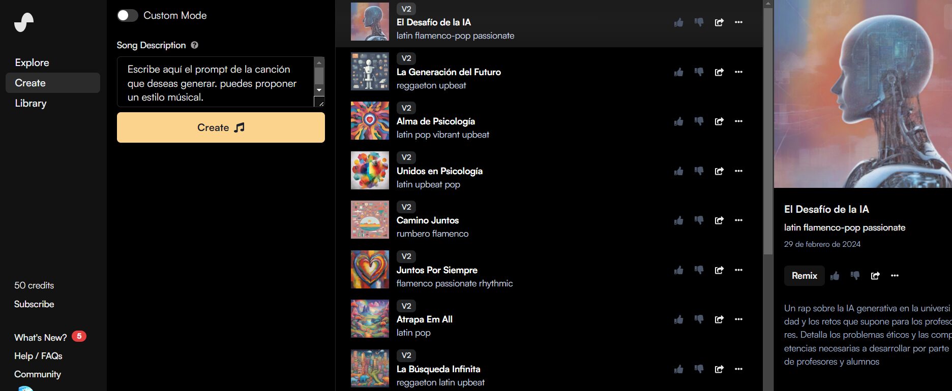 Crea canciones, presentaciones y vídeos con IA - Megaprofe